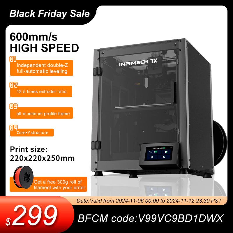 Infimech TX High Speed Printing 3D Printer – InfiMech Official Store